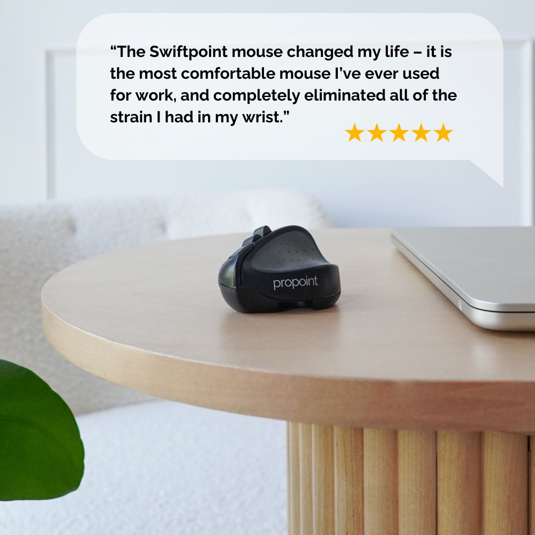 Swiftpoint ProPoint: Ergonomic Wireless Mouse and Presentation Clicker